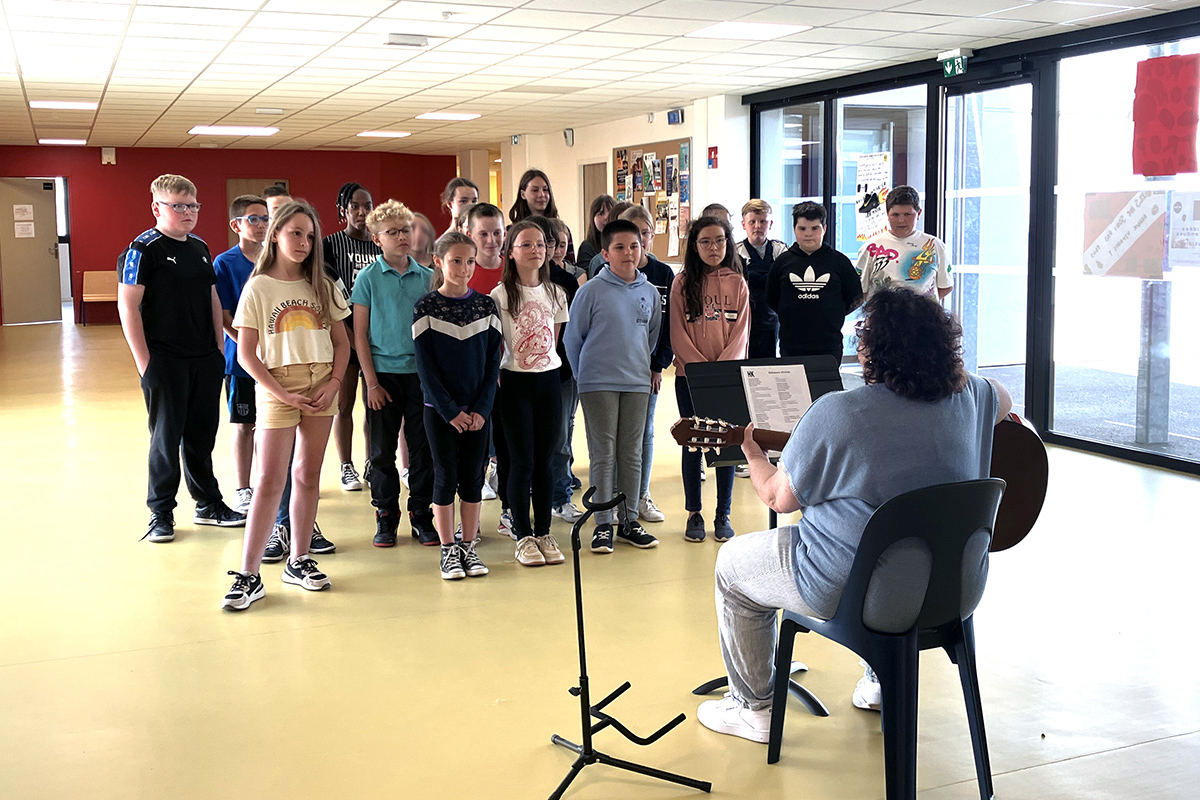 Routot : « Vous avez un beau collège. A vous de jouer maintenant ...